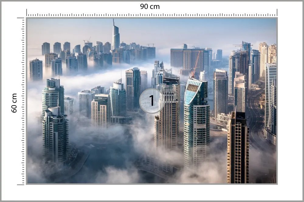 Fototapeta Dubaj V Oblacích Samolepící tapety 152.5x104