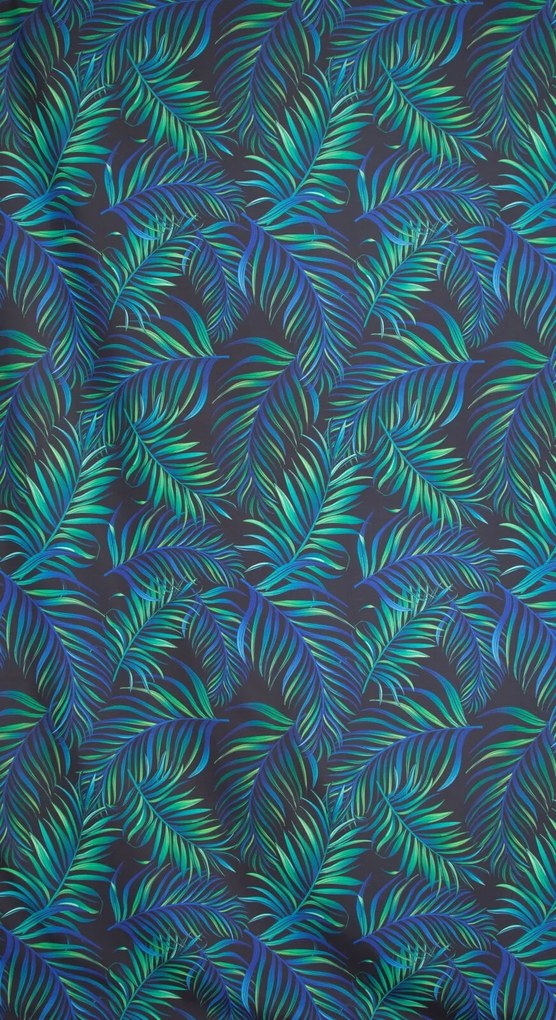 ZÁVĚS NA KROUŽCÍCH PALMS 01 140X250 CM VZOROVANÁ