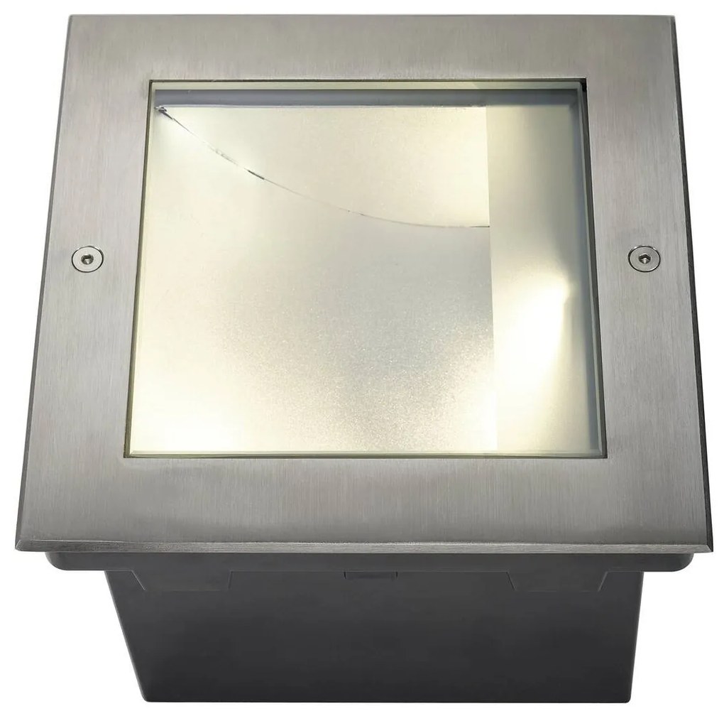 LA 229383 Venkovní svítidlo DASAR LED čtvercová ocel 230V/750mA LED 28W 45° IP67 3000K - BIG WHITE (SLV)