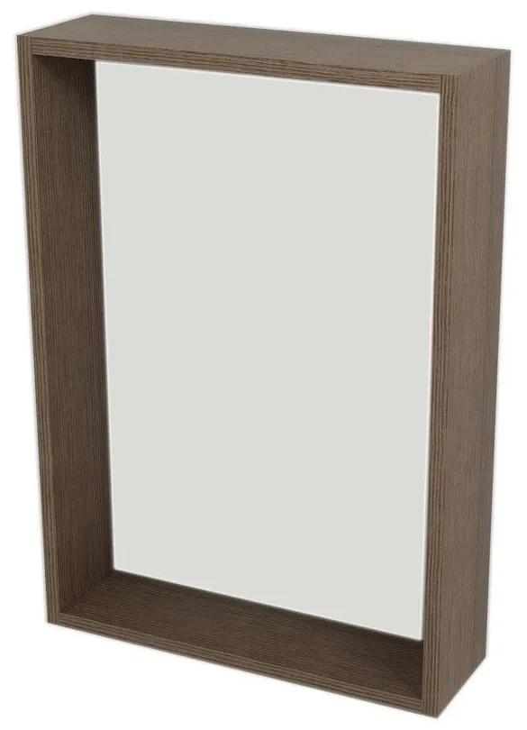 SAPHO - RIWA policové zrcadlo 50x70x15 cm, borovice rustik RW512