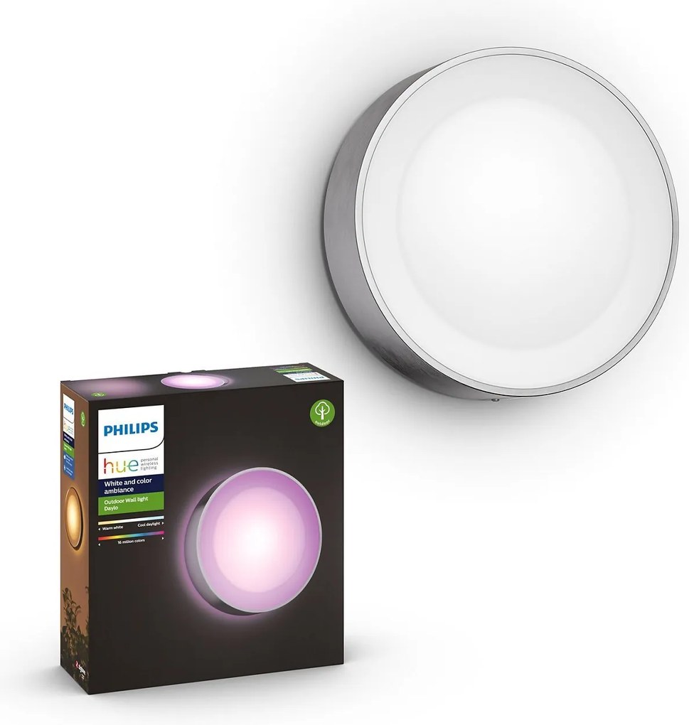 Nástěnná lampa philips hue white and color ambiance daylo 17465/47/p7