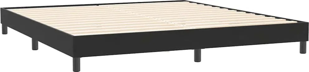 Postel Box Spring bez matrace černá 200x220 cm samet 3315893