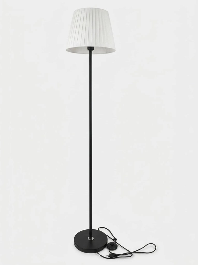 Sinsay - Stojací lampa s látkovým stínidlem - krémová