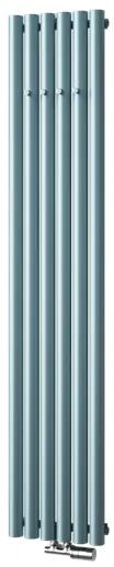 Isan Akros koupelnový radiátor S HÁČKY 1800/350 SP DAKH18000350 Barva ISAN: Antracit - metalíza S02 (61)