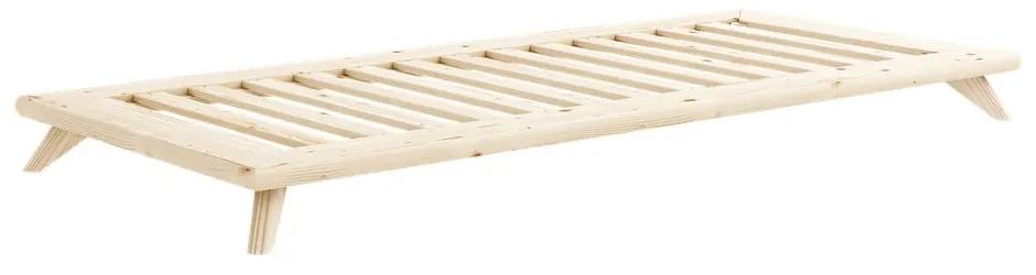 Jednolůžková postel z masivního borovicového dřeva Karup Design Senza, 90 x 200 cm