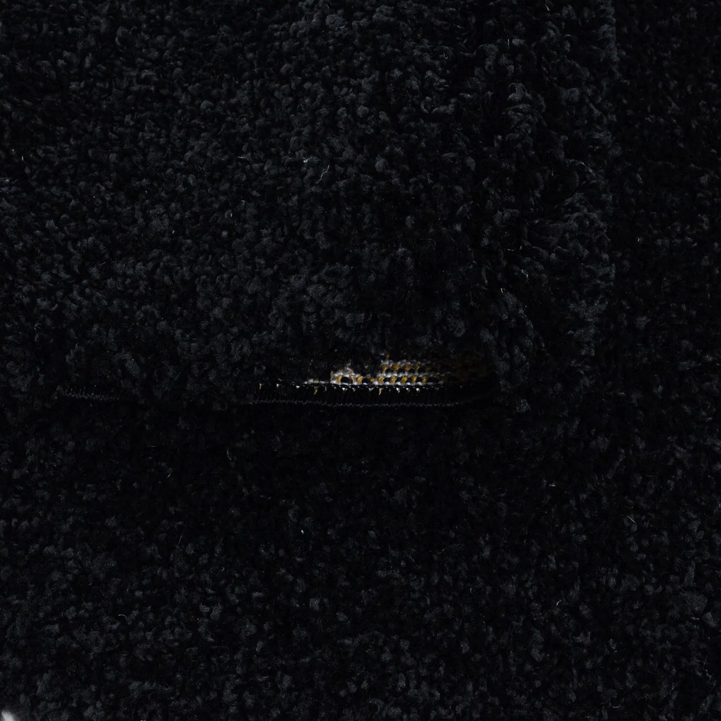Ayyildiz, Kusový koberec Sydney Shaggy 3000 black, 240x340, černá, ložnice