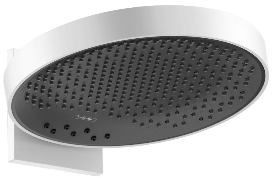 Hansgrohe Rainfinity, hlavová sprcha 360 3jet s připojením na zeď, bílá matná, HAN-26234700
