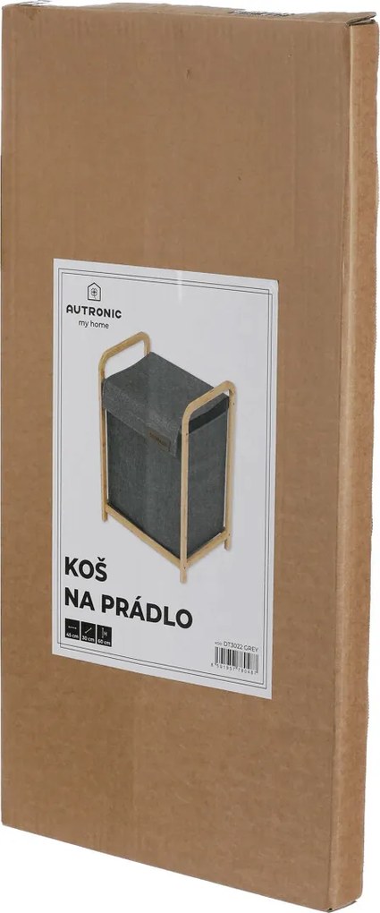 Autronic Koš prádelní DT3022 Barva potahu: Šedá