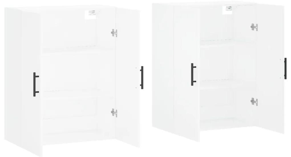 Nástěnné skříňky 2 ks bílé 69,5 x 34 x 90 cm,  3195643