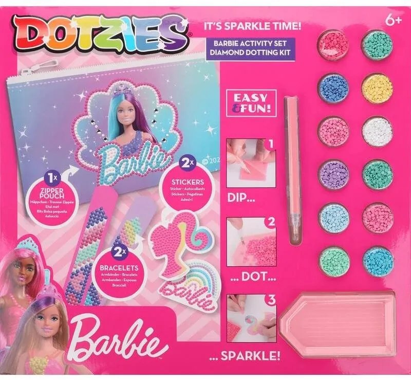 Diamantové malování dotzies diamantové malování - velká sada barbie