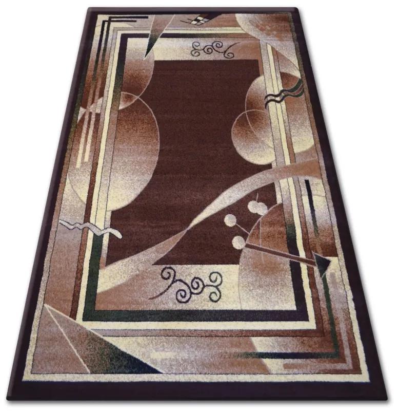Kusový koberec PRIMO 5741 hnědý Rozměr: 60x100 cm