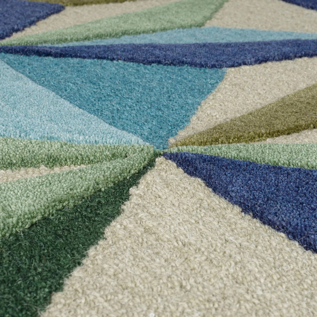Flair Rugs, Kusový koberec Illusion Reverie Blue, 120x170, vícebarevná, dětský pokoj