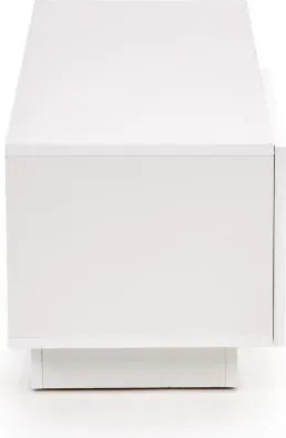 RTV stolek LIVO 120 bílá lesk (38 x 120) cm