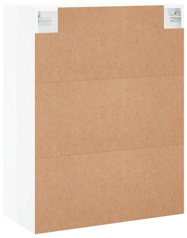 Nástěnné skříňky 2 ks bílé s vysokým leskem 69,5 x 34 x 90 cm,  3195645