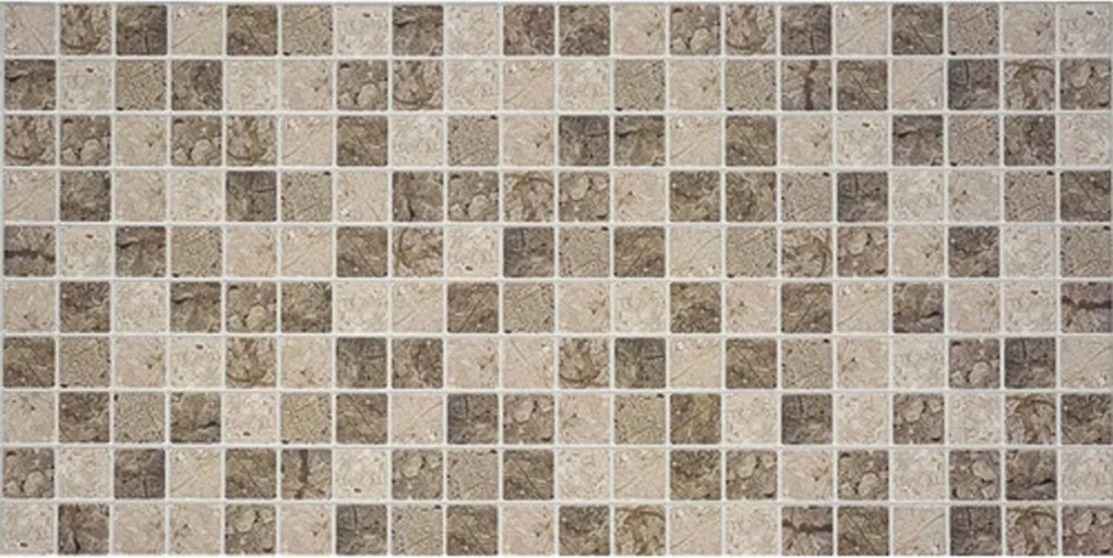 PVC obkladový panel Brick Mosaic Shine 0,35 mm, 98 x 48,5 cm