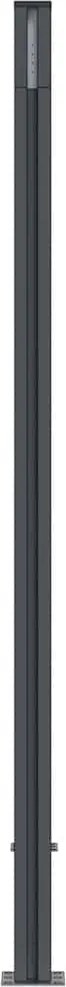 Plotový dílec hnědý 872 x 186 cm WPC 3282802