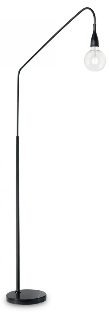 Ideal Lux 163369 stojací lampa Minimal Nero 1x60W|E27