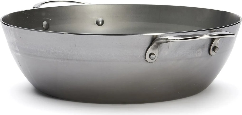 Ocelová hluboká servírovací pánev de Buyer MINERAL B P.24cm 5,5l