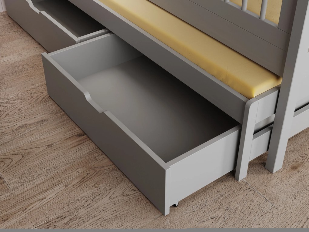 ADRK Furniture Postel Domek Artes s matrací CH-ART-G-200-M
