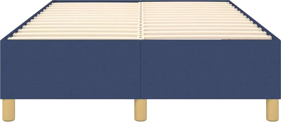 Rám postele s boxspringem modrá 120x200 cm textil 3120951