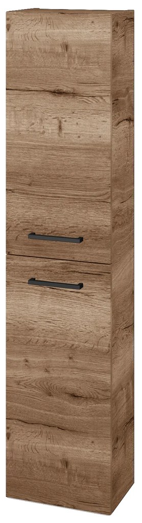 Dřevojas Skříň vysoká DOOR SV1D2 35 Varianta: D08 Wenge / Úchytka T01 / D08 Wenge / Levé