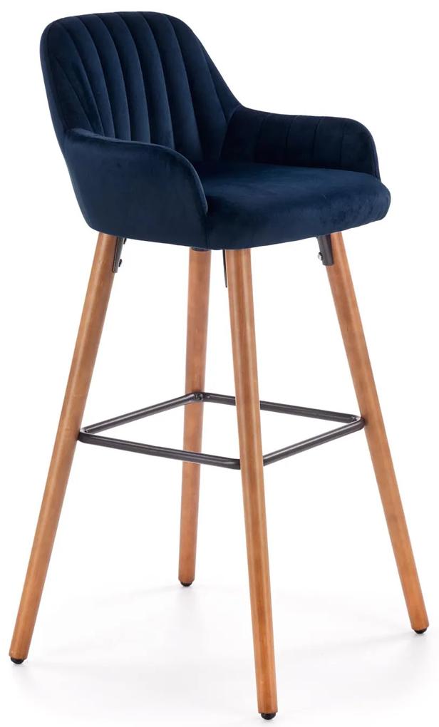 Barová židle H93 modrá