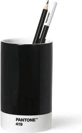 Stojánek na tužky pantone porcelánový, black 419