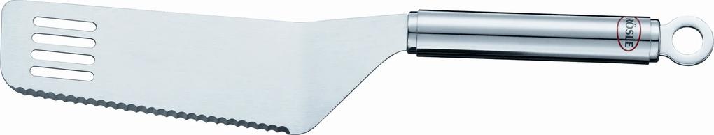 Nůž a lžíce na pizzu PROFI nerez 28 cm, RÖSLE 12756