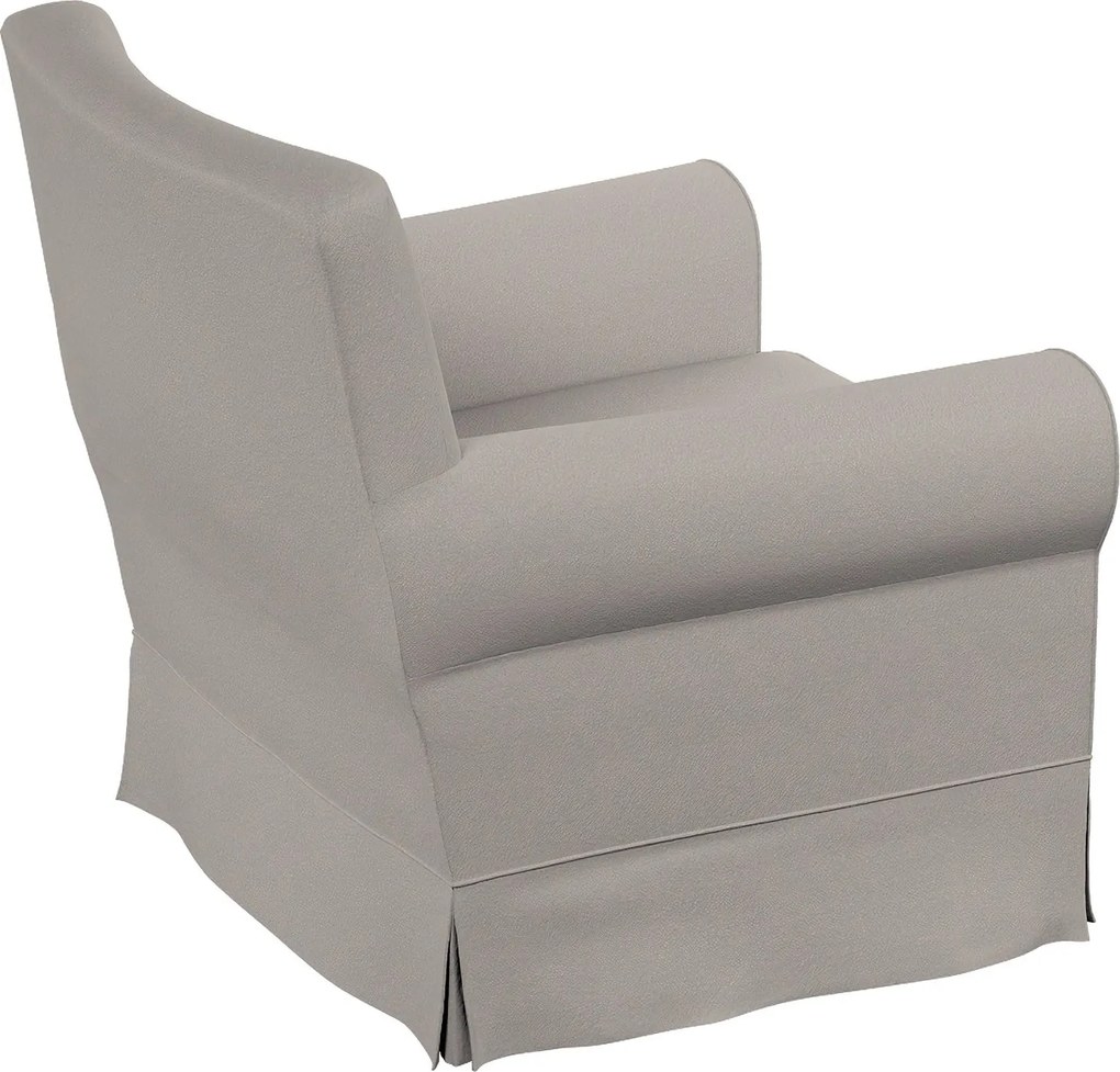 Potah na křeslo IKEA Ektorp Jennylund barva béžová látka pletený vzor