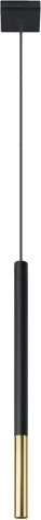 Lustr SOLLUX Mozaica 1 G9 1x40W bez zdroje SL.0891 černá/zlato