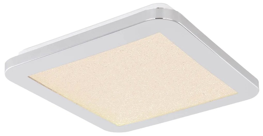 Stropní LED přisazené osvětlení GUSSAGO, 12W, teplá bílá-studená bílá, 225x225mm, hranaté, IP44 Globo GUSSAGO 41561-12