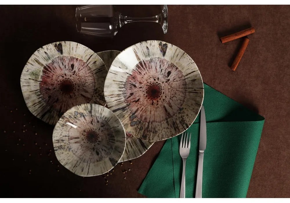 24dílná sada porcelánového nádobí Güral Porselen Blossom