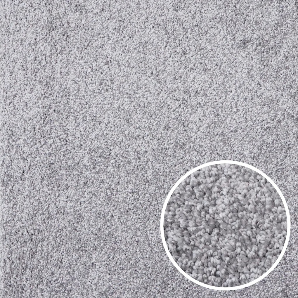 Condor Carpets, Metrážový koberec Bali 073, na míru, šíře 4m, šedá, filc, dětský pokoj