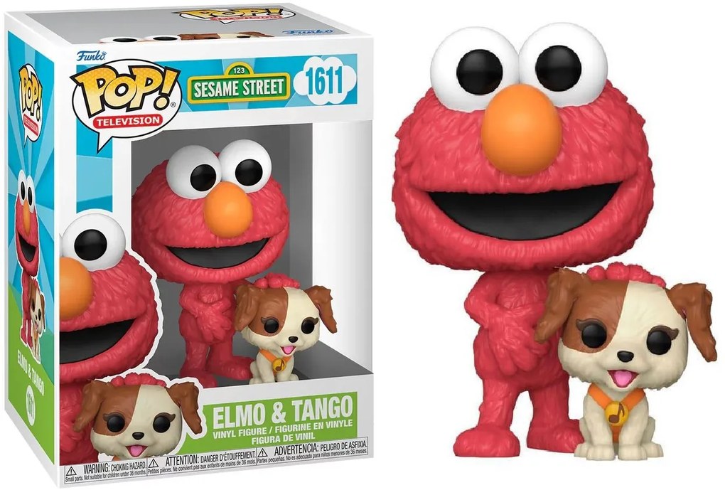 Funko pop! 123 sesame street elmo & tango 1611