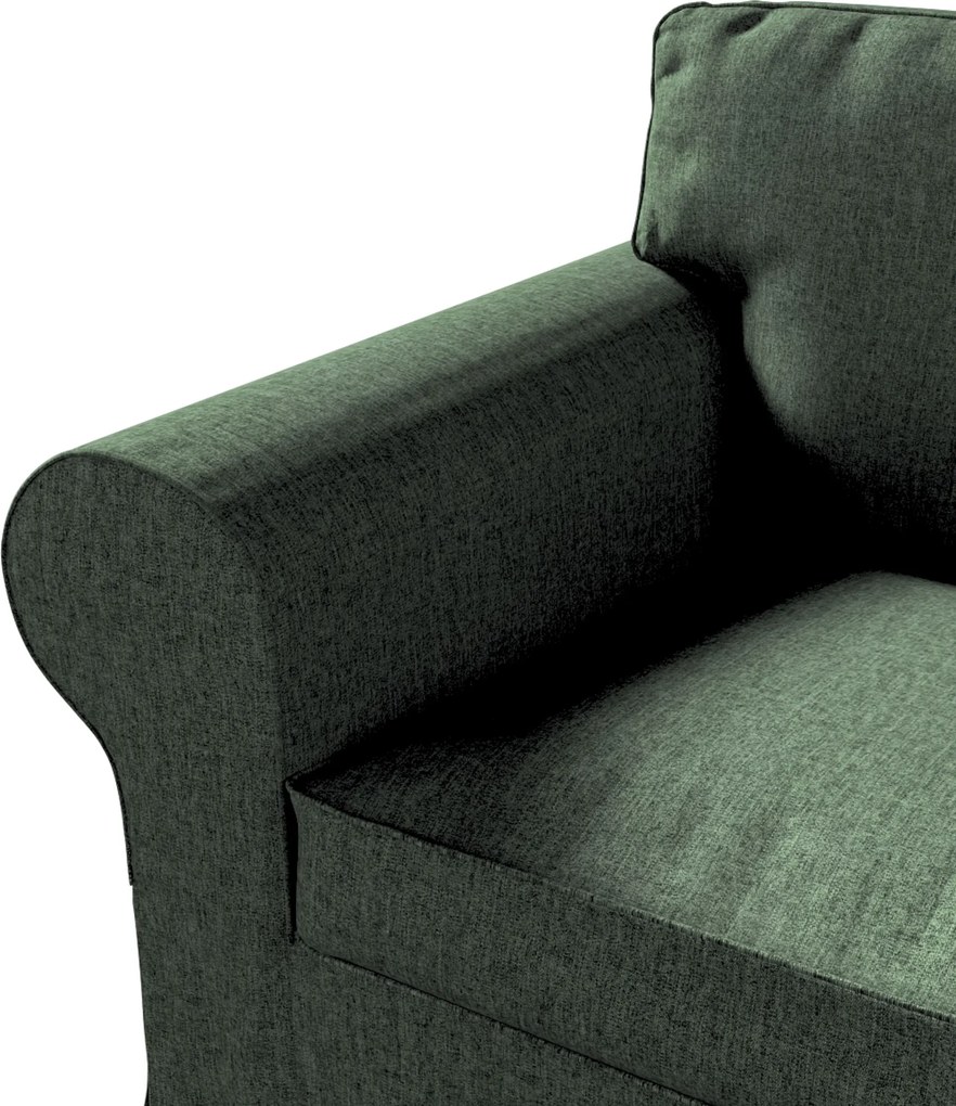 Potah na křeslo IKEA Ektorp barva zelená látka pletený vzor