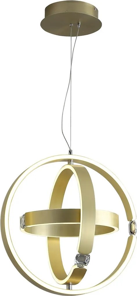 Závěsné LED svítidlo Sirius, 3x LED 80w, 4000k, g