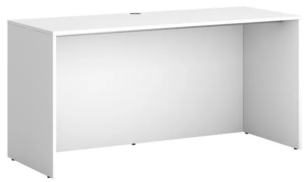 PLAN Kancelářský pracovní stůl SEGMENT, 1500 x 600 mm, bílý