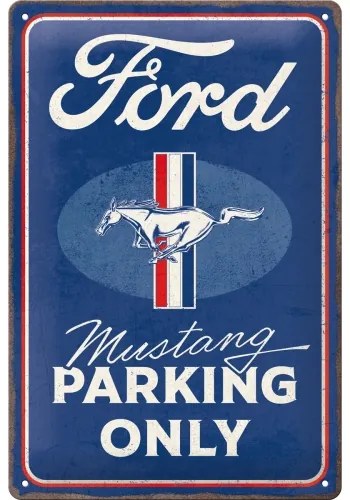 Nostalgic Art Cedule 20x30 Ford Mustang - Parking Only NA22398