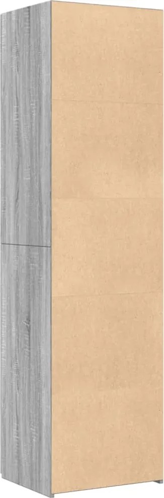 Skříň highboard šedá sonoma 50 x 42,5 x 185 cm kompozitní dřevo 3281418