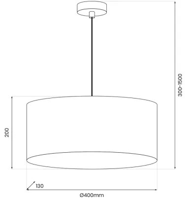Lustr na lanku BLOSSOM 1xE27/15W/230V zlatá