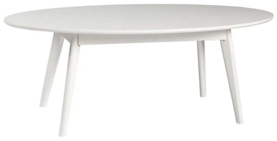Bílý konferenční stolek z březového dřeva Rowico YuRAi , 130 x 65 m
