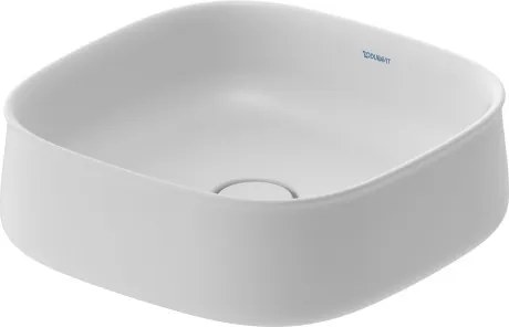 Duravit Zencha - Umyvadlová mísa 420x420x140 mm, bílá matná 2373423279