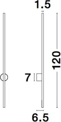 Nástěnné LED svítidlo NOVA LUCE ADEN 20W 3000K 9081810