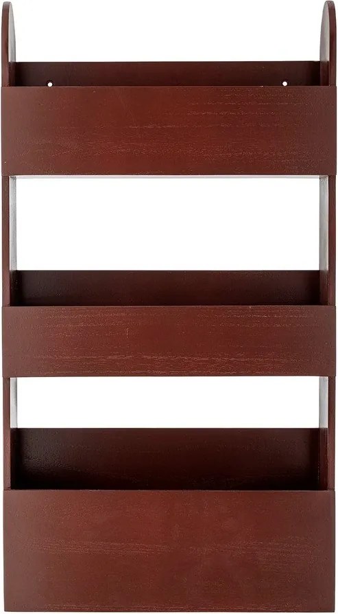 Červená dětská knihovna z masivu pavlovnie 38x70x12 cm Moris – Bloomingville Mini