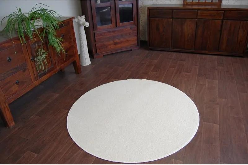 Koberec TRENDY 300 bílý kruh - 200 cm kruh