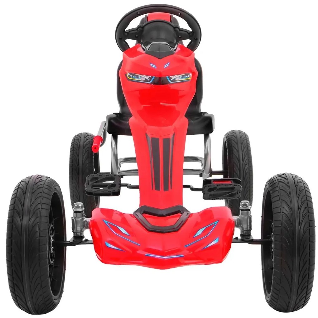 Šlapací čtyřkolka Go-Kart Grand červená