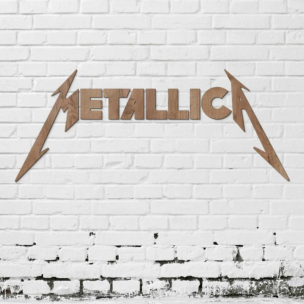 DUBLEZ | Dřevěný obraz - Logo METALLICA