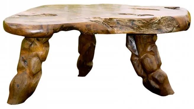 Konferenční stolek Lombok, kořenové dřevo.