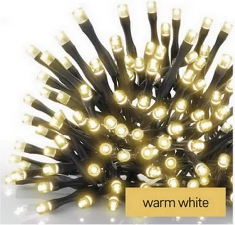 Propojovací vánoční řetěz bez zdroje EMOS Connecting D1CW01 ZY1441 100LED krápníky 2,5x0,9m teplá bílá