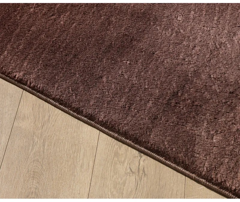 Ayyildiz koberce Kusový koberec Catwalk 2600 Brown kruh - 120x120 (průměr) kruh cm